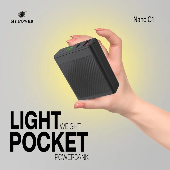 MYPower 10000mah Portable Fast Charging PD Q.C 3.0 22.5w| Digital ...